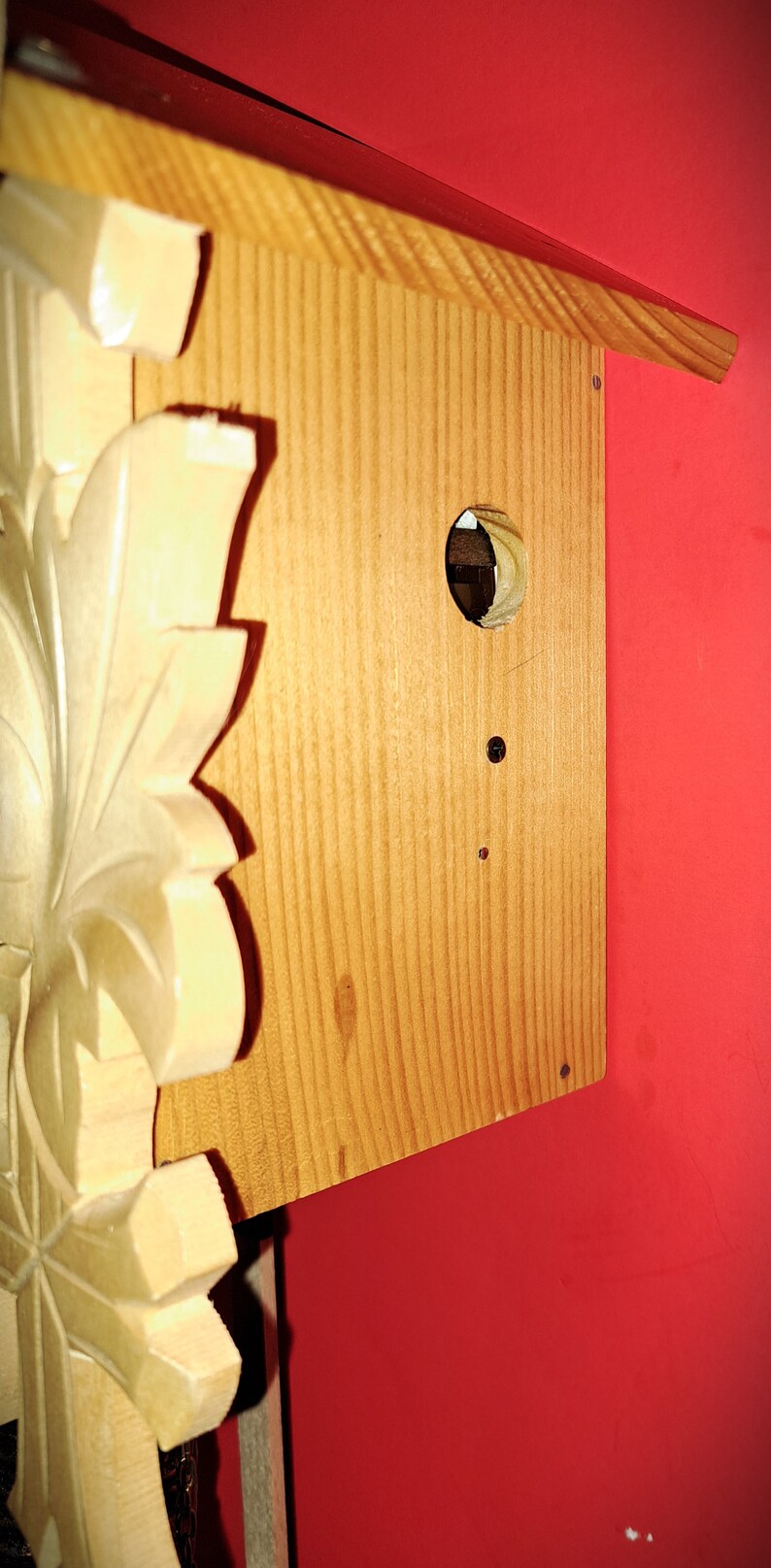 Blonde or Blank Natural Traditional 1 Day Cuckoo Clock W/ Night ...