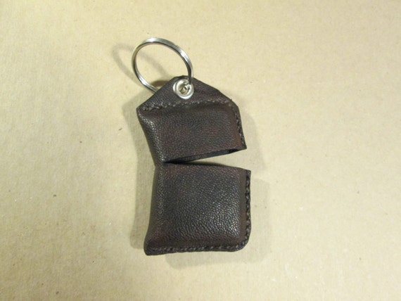 Flip Top Lighter Leather Key Fob Case | Etsy