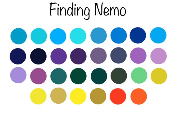 Finding Nemo Procreate Palette | Etsy