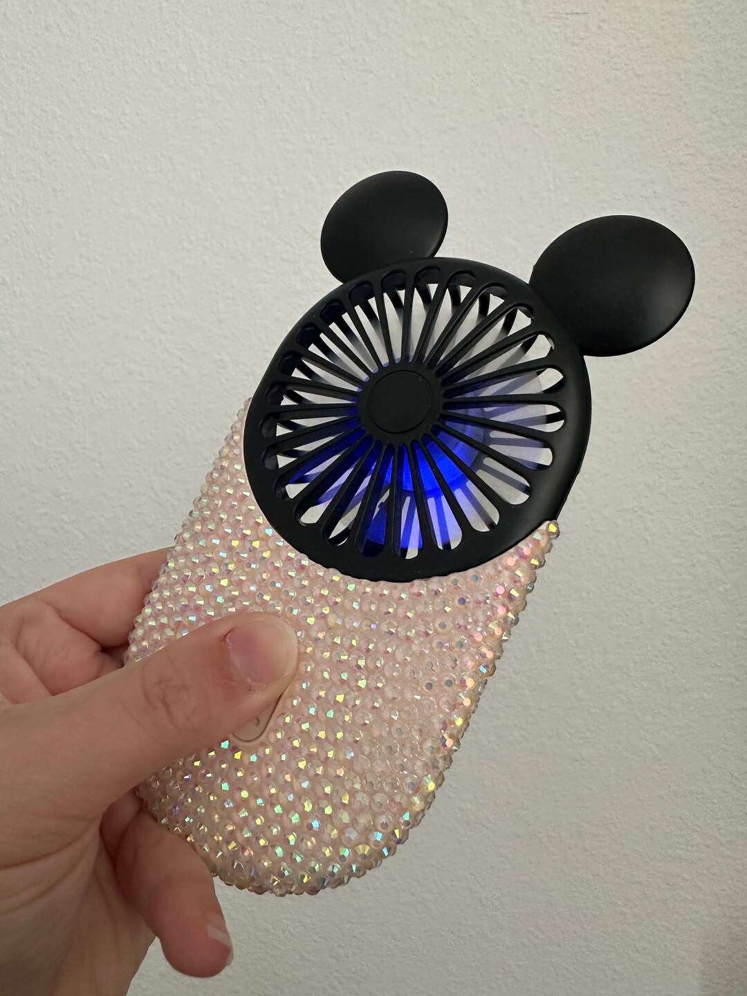 Bedazzled Mouse Fan - Etsy