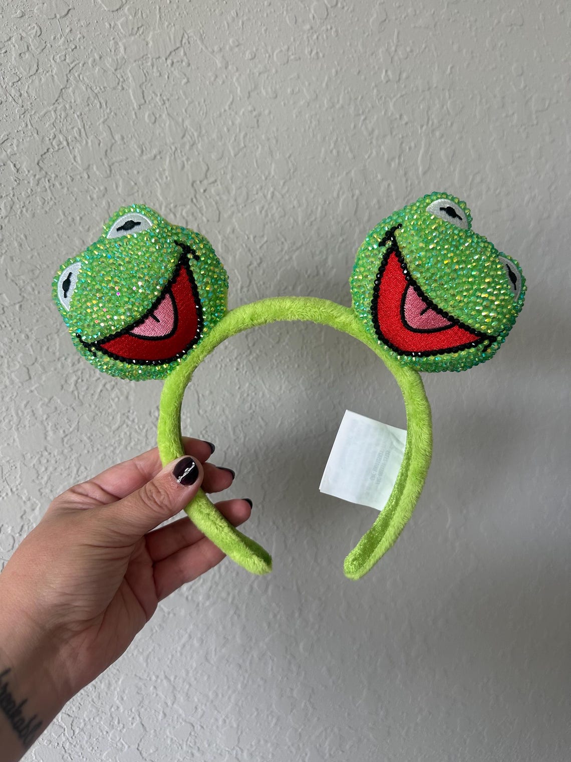 Bejeweled Kermit Ears - Etsy UK