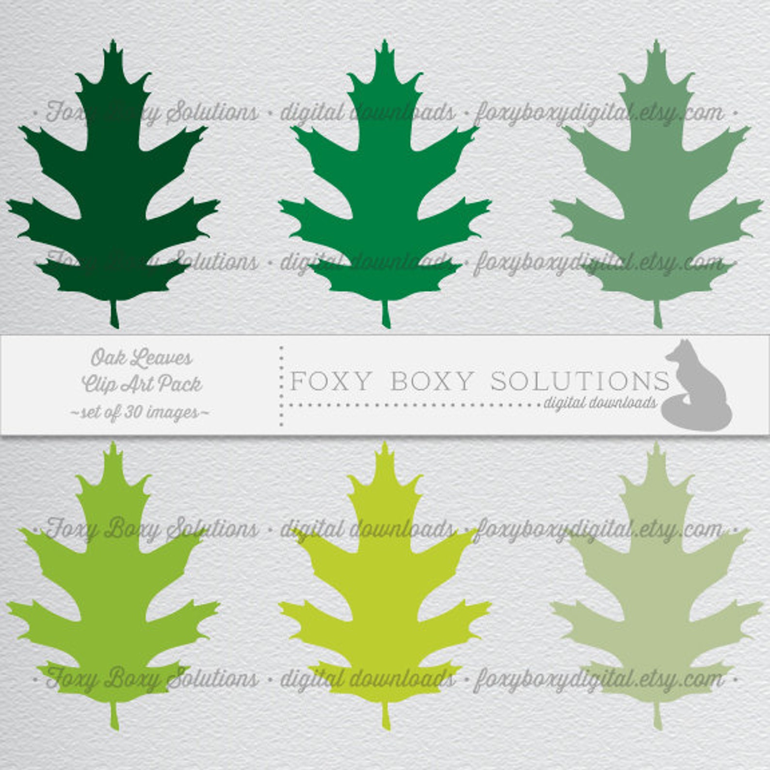 Leaf Clipart Digital Download Set of 30 Digital Scrapbooking Images ...