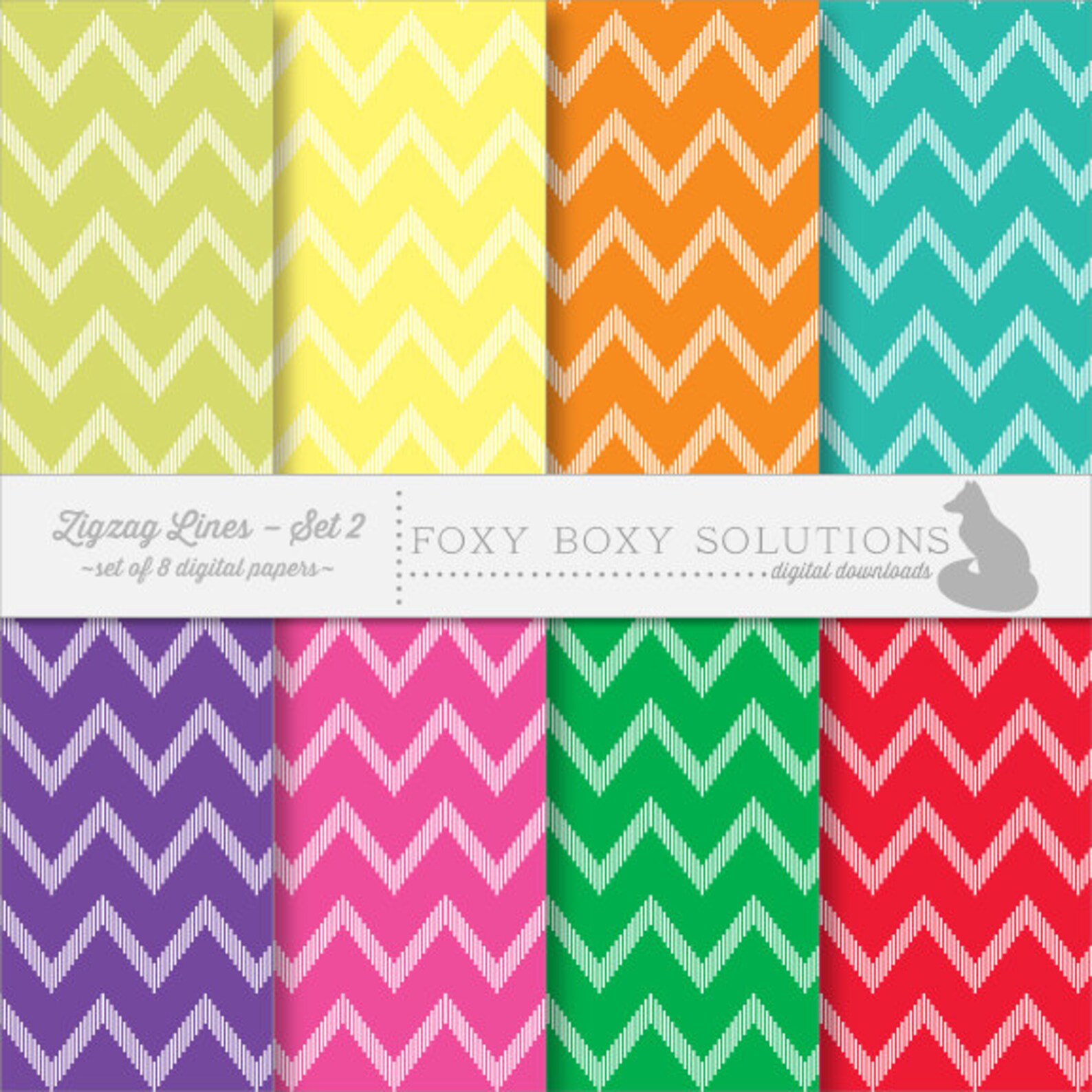 Colorido Zig Zag Chevron patrón instant instant descargar - Etsy España