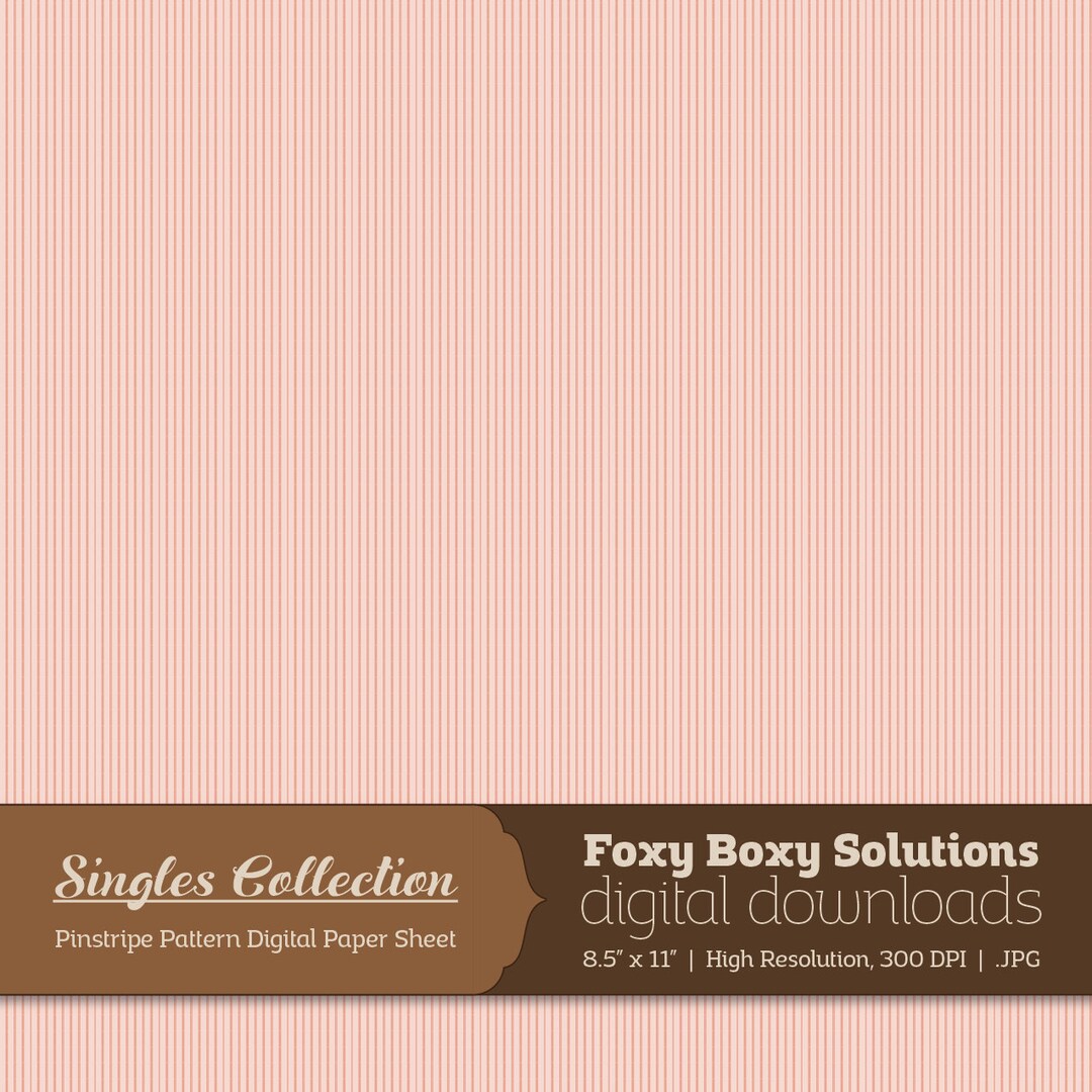 Instant Download Pink Pinstripe Printable Digital Paper for ...