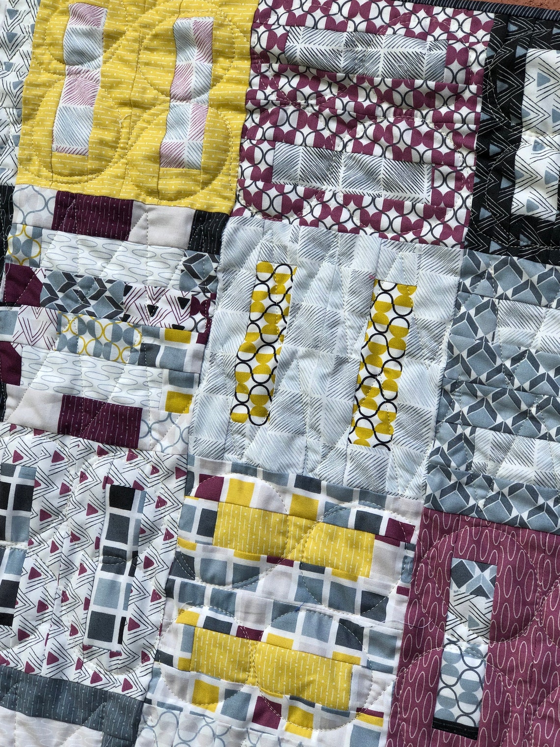 BUCKLES PDF Quilt Pattern by Mingamonga Quilts--fun Pattern for 1 or 2 ...