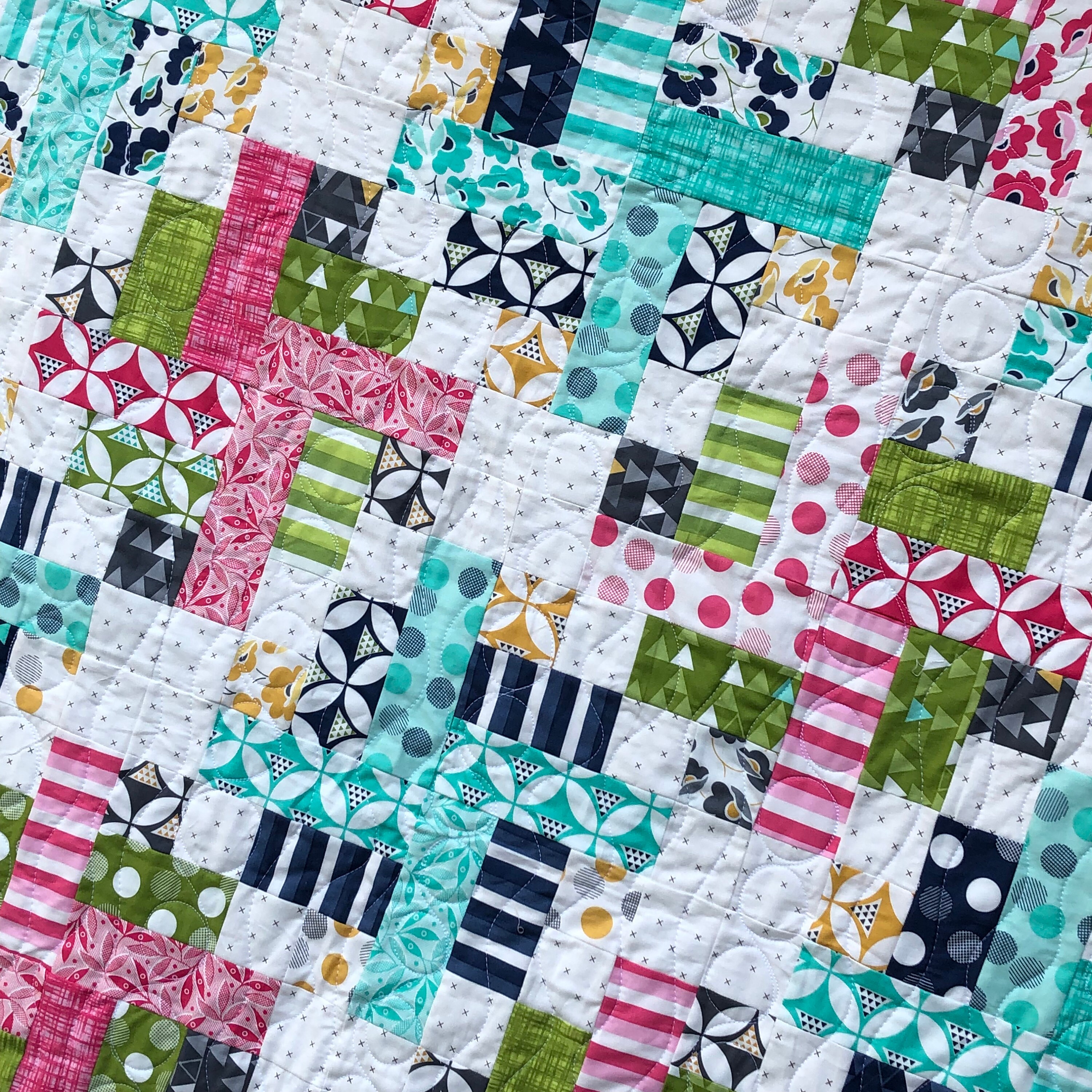 STEPWISE Quilt Pattern PDF by Mingamongaquilts--easy, Modern, Precut ...