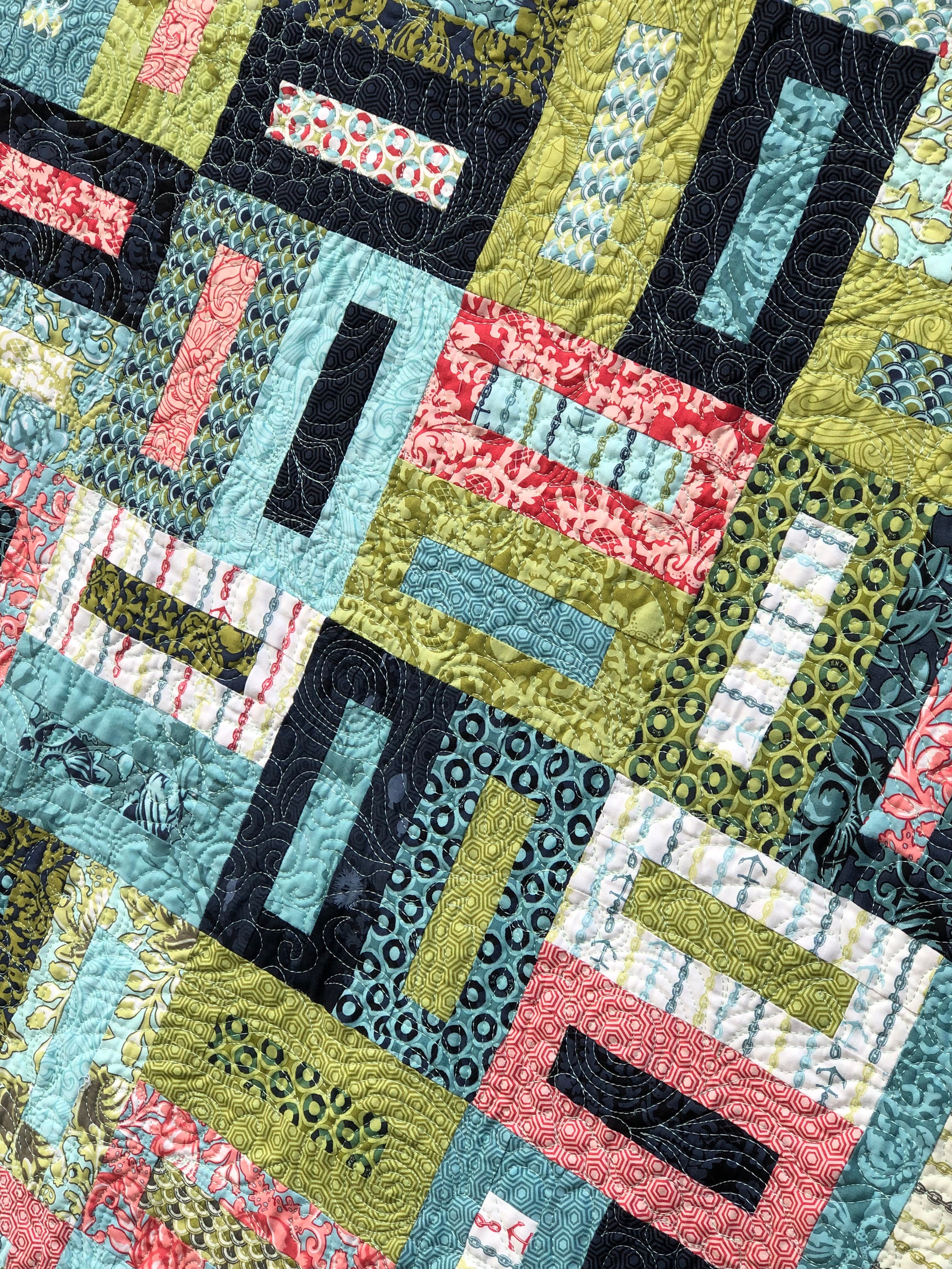 BUCKLES PDF Quilt Pattern by Mingamonga Quilts--fun Pattern for 1 or 2 ...
