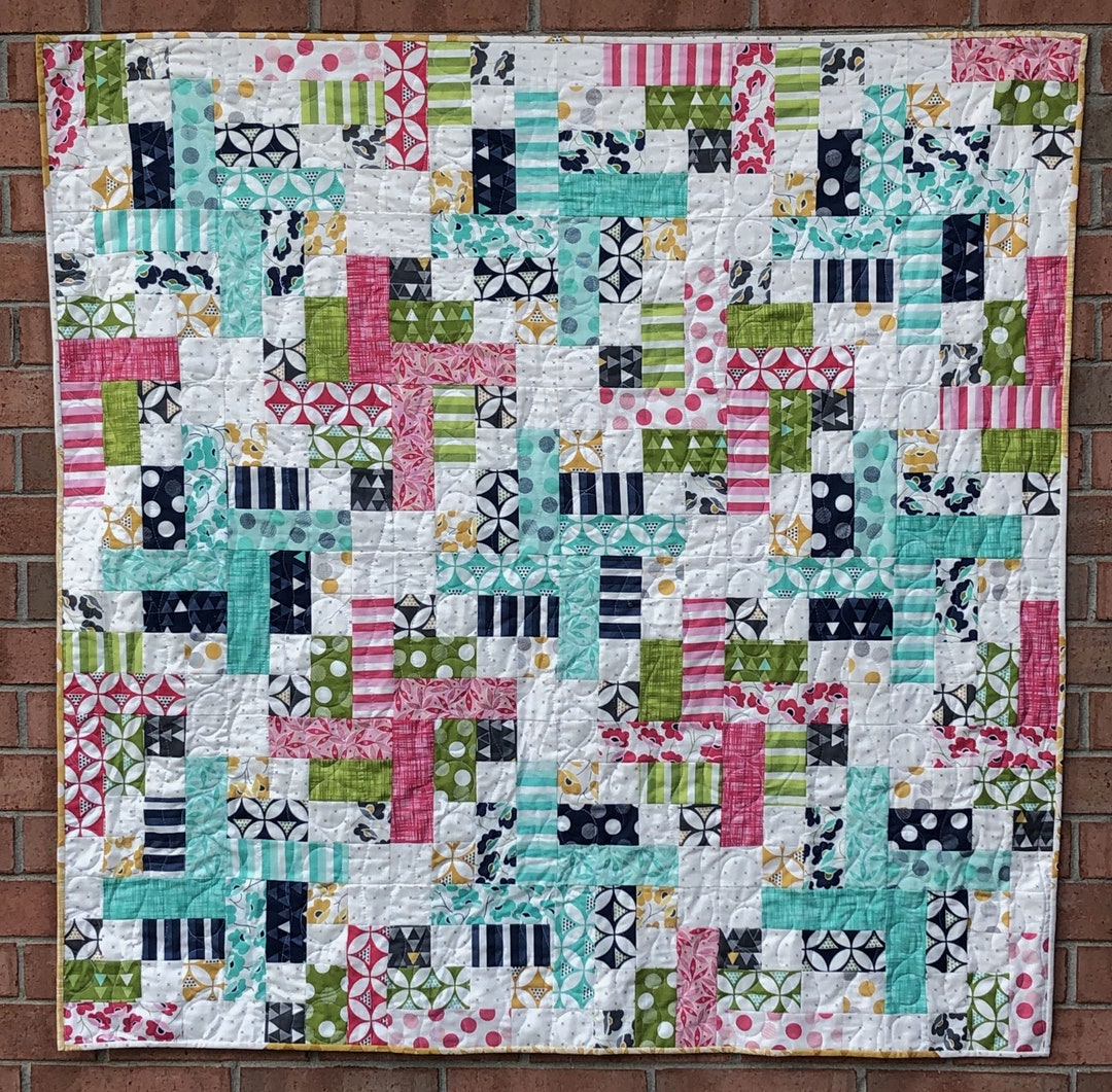 STEPWISE Quilt Pattern PDF by Mingamongaquilts--easy, Modern, Precut ...