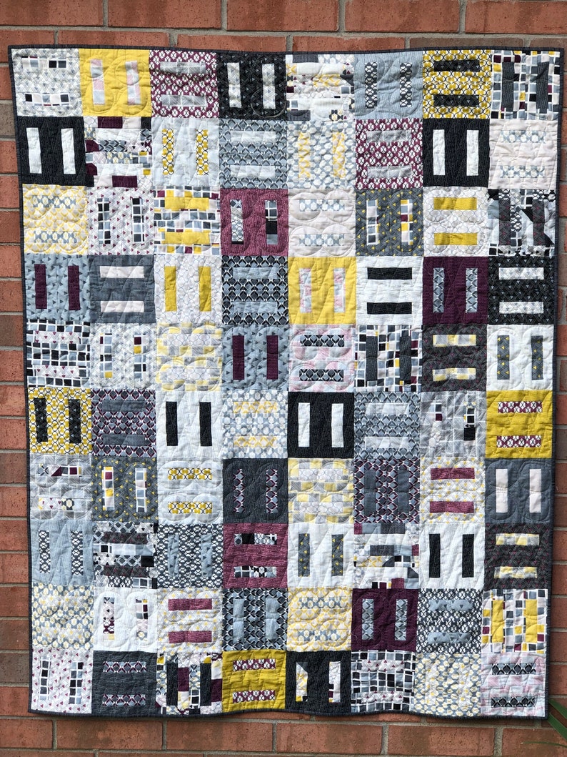 BUCKLES PDF Quilt Pattern by Mingamonga Quilts--fun Pattern for 1 or 2 ...