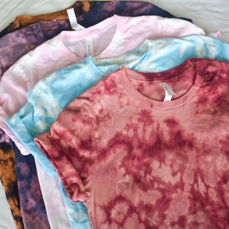 Adult Tie Dyed T Shirts - Etsy