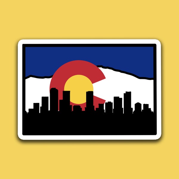 Denver Skyline - Etsy