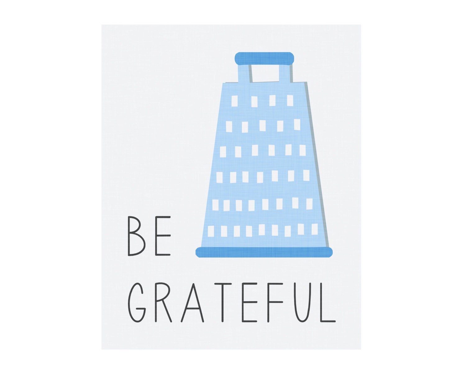 Be Grateful Kitchen Art Digital Printable - Various Sizes - Etsy