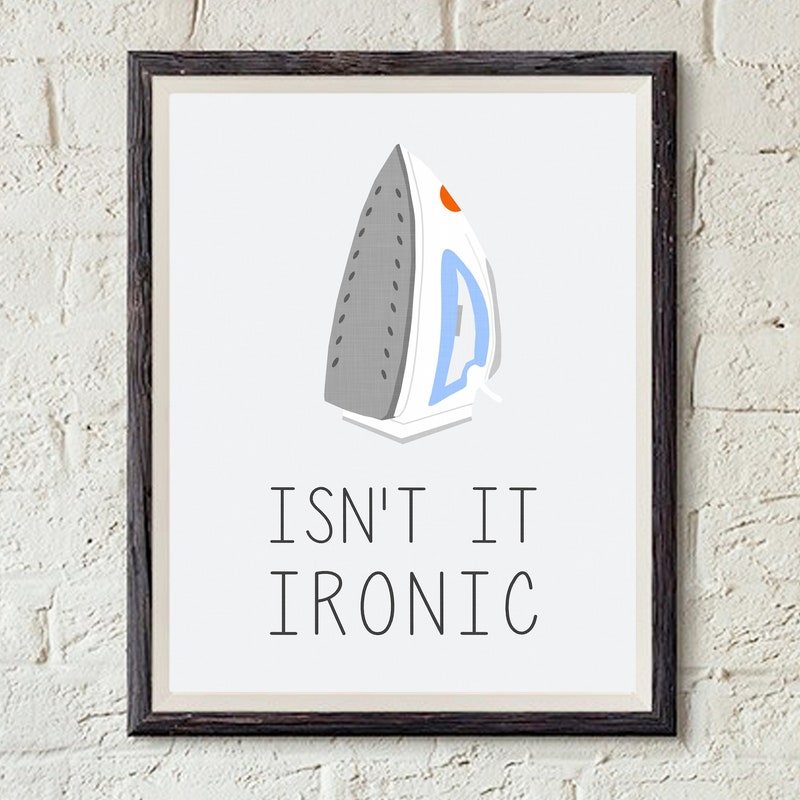 Isnt That Ironic - Etsy