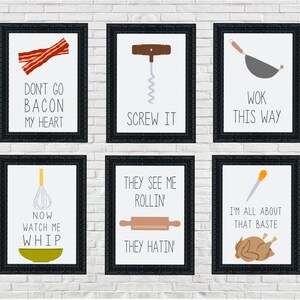 Wok This Way Kitchen Digital Art Print - Various Sizes - Etsy