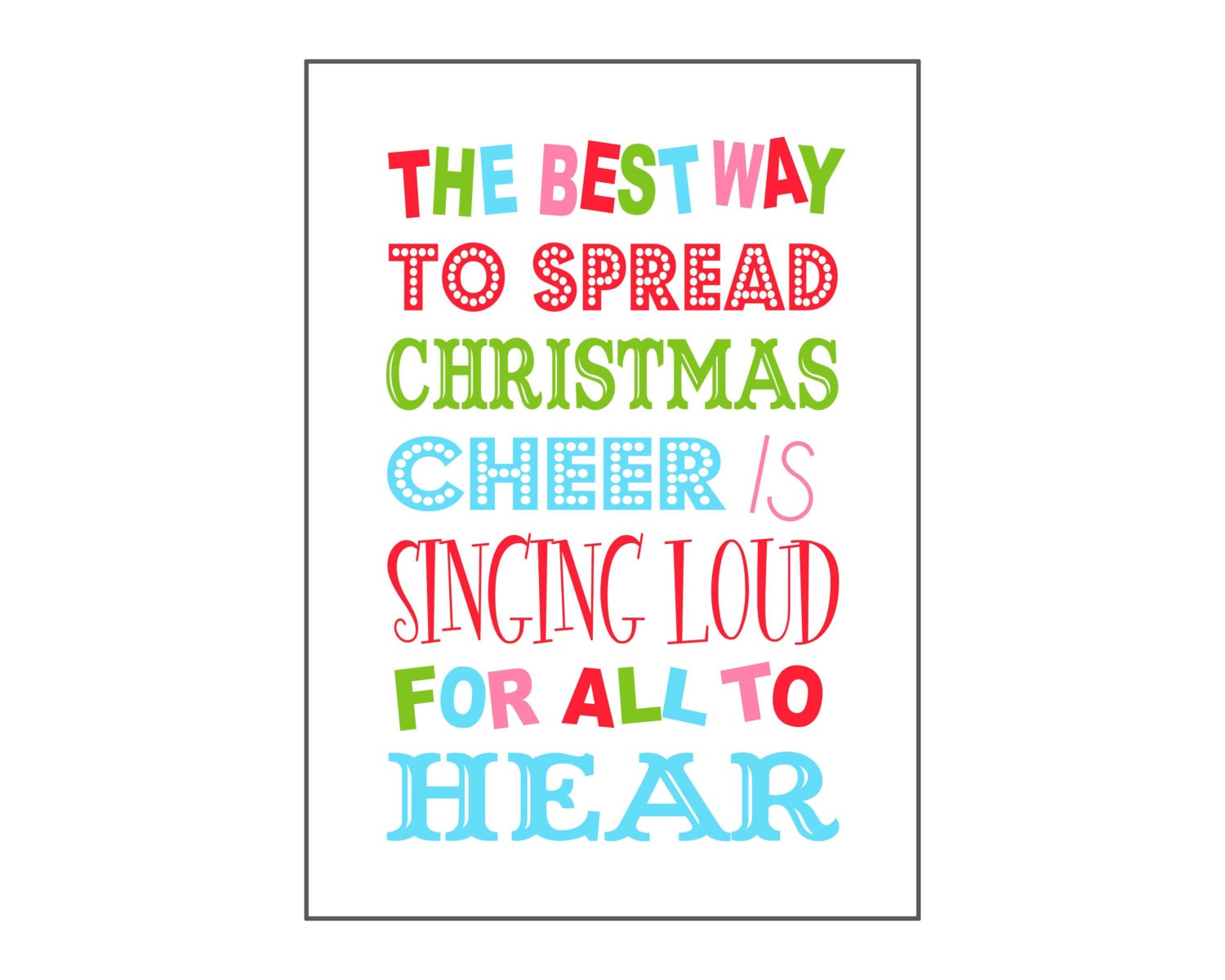 Every Buddy the Elf Christmas Digital Quote Art Printables - Etsy