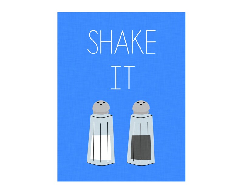 Shake It Digital Art Printable 5x7 8x10 11x14 16x20 and | Etsy