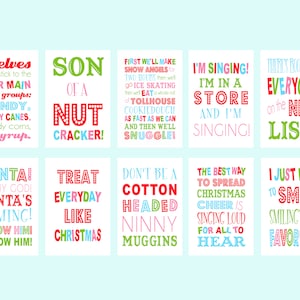 Ten Buddy the Elf Christmas Digital Art Printables - Various Sizes - Etsy