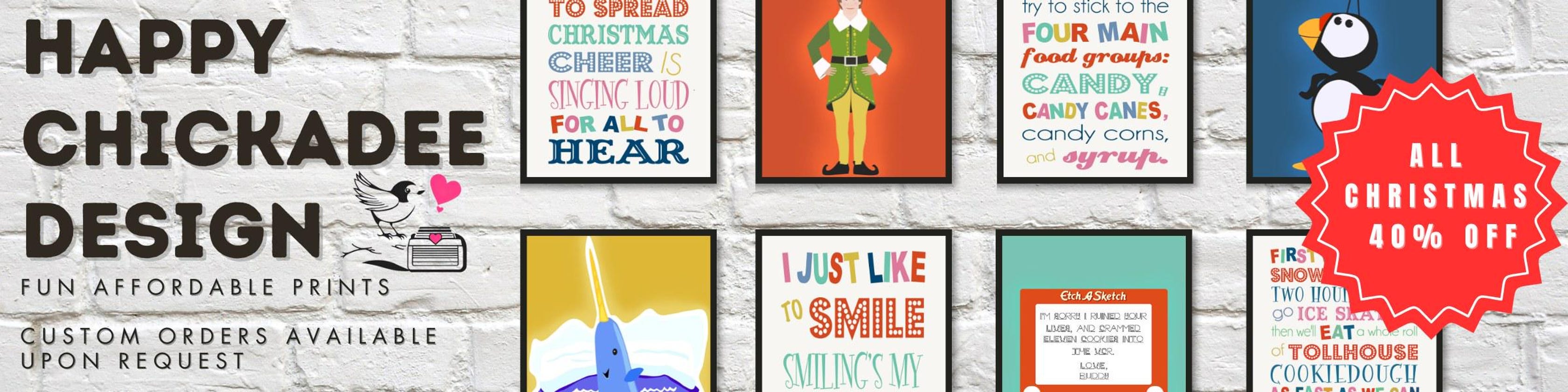 HappyChickadeeDesign - Etsy