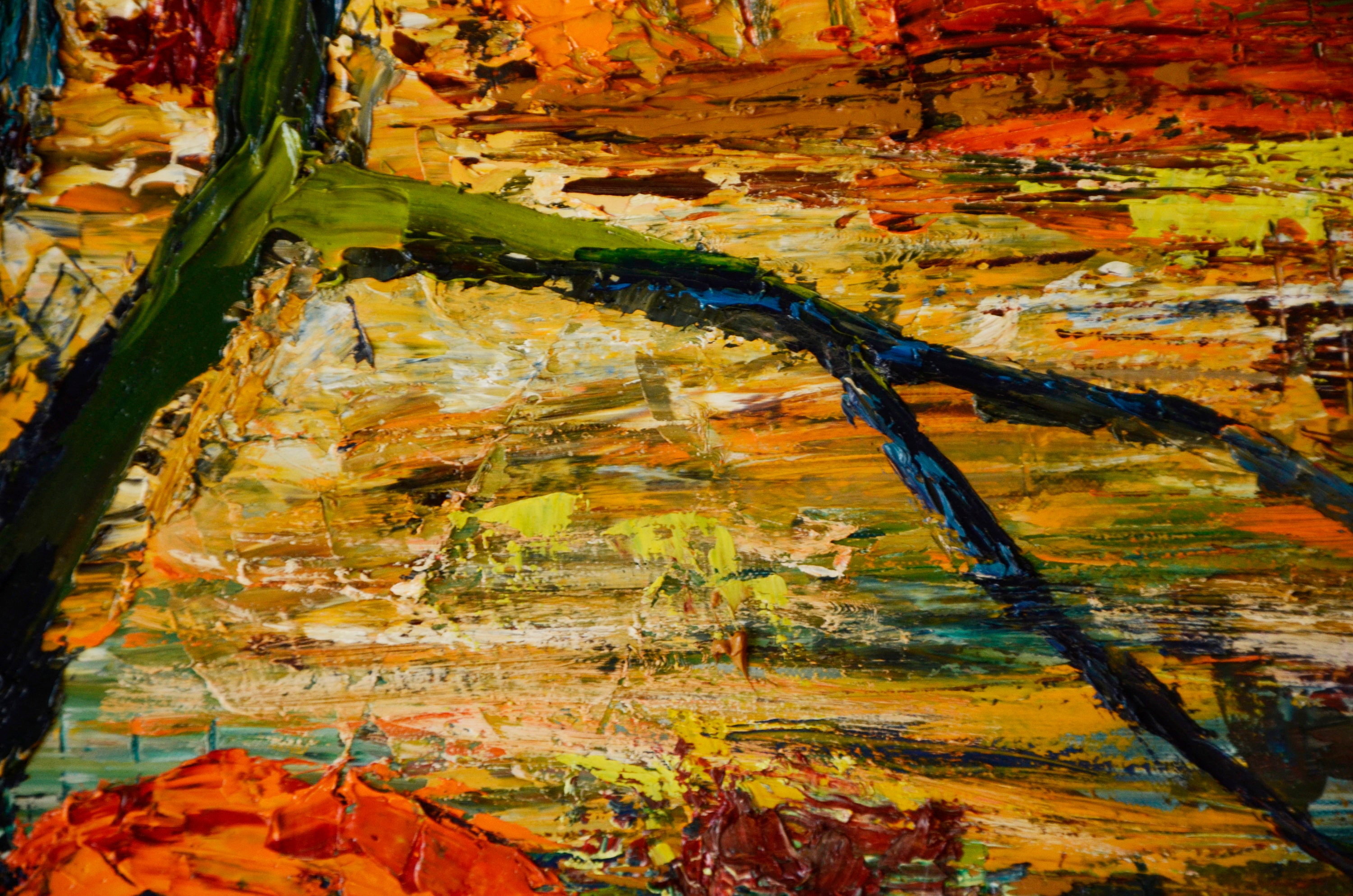 My Tree Orange Blue Green Mahogany Purple Trees Diverse Trees - Etsy