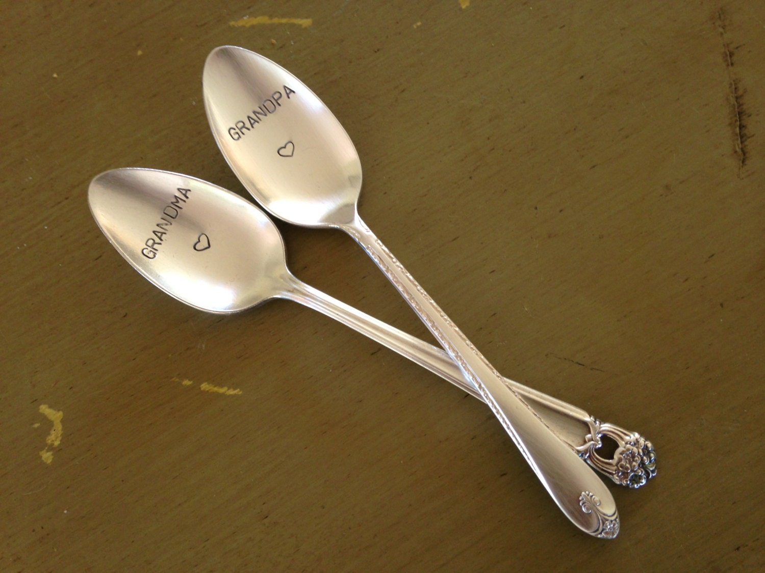 Grandma Spoon Recycled Silverware Vintage Hand Stamped Spoon - Etsy