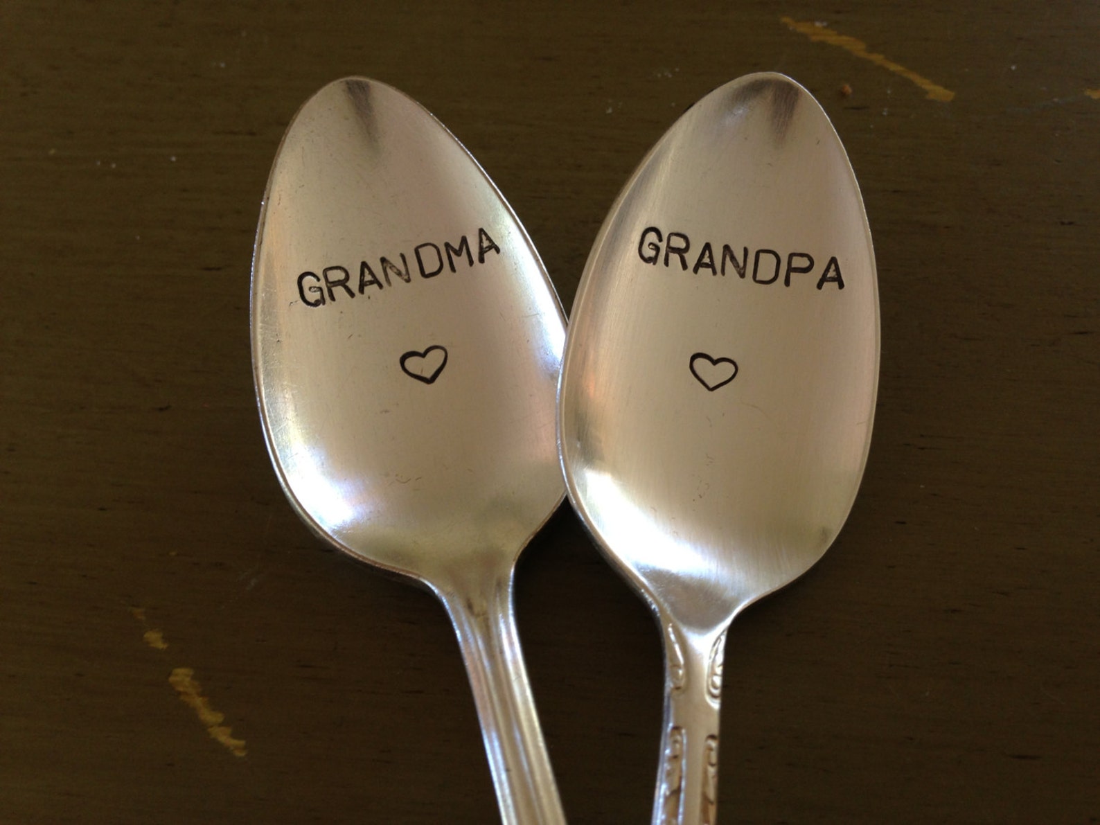 Grandma Spoon Recycled Silverware Vintage Hand Stamped Spoon - Etsy