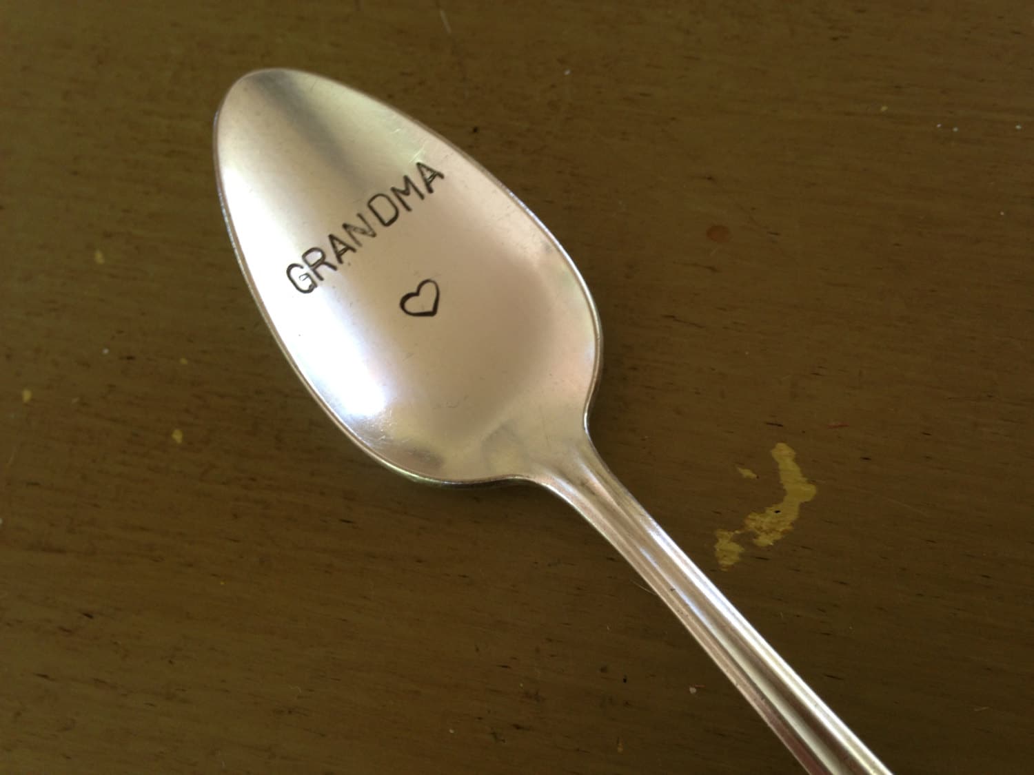 Grandma Spoon Recycled Silverware Vintage Hand Stamped Spoon - Etsy