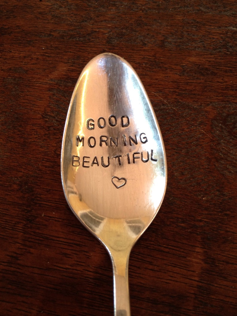 Good Morning Sexy vintage silver plate spoon | Etsy