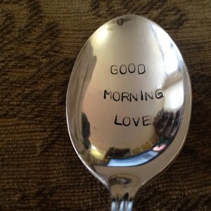 Good Morning Sexy, Vintage Silver Plate Spoon - Etsy