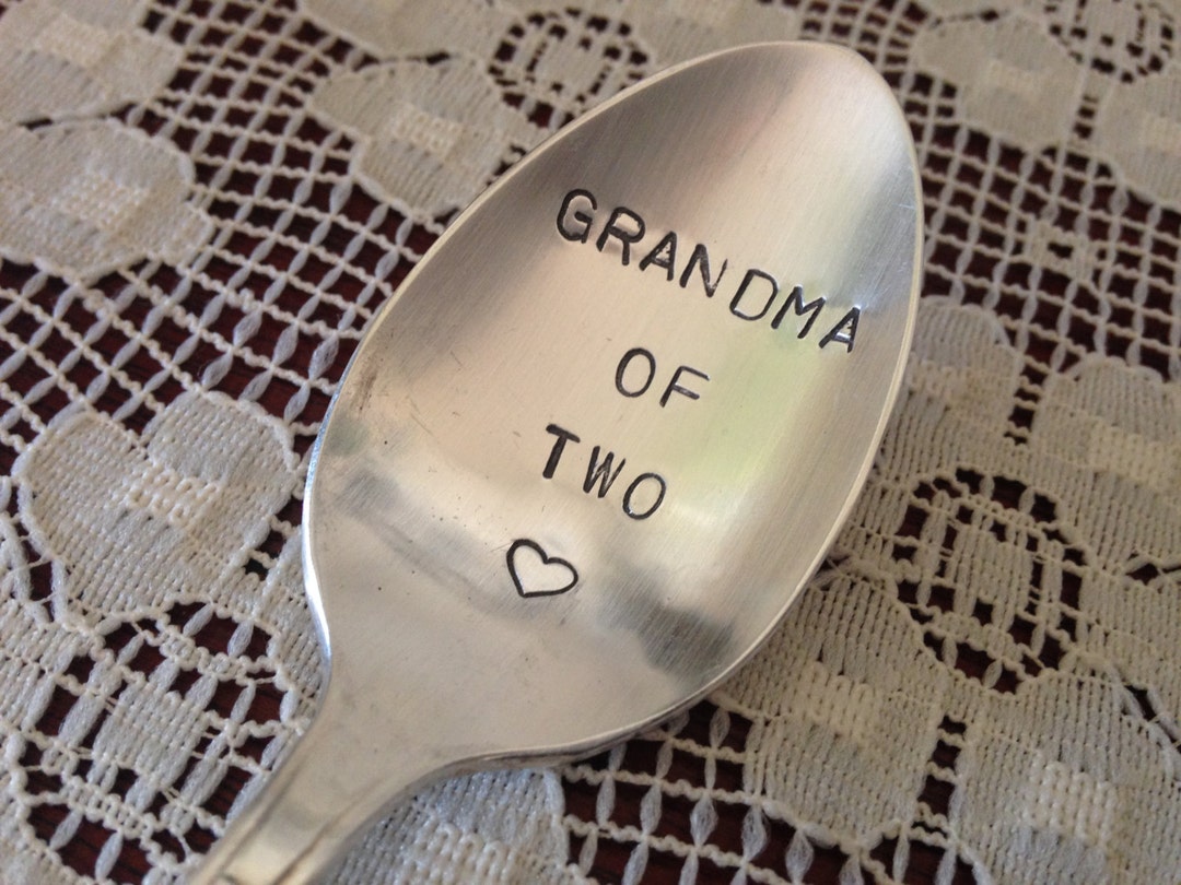 Grandma Spoon Recycled Silverware Vintage Hand Stamped Spoon - Etsy