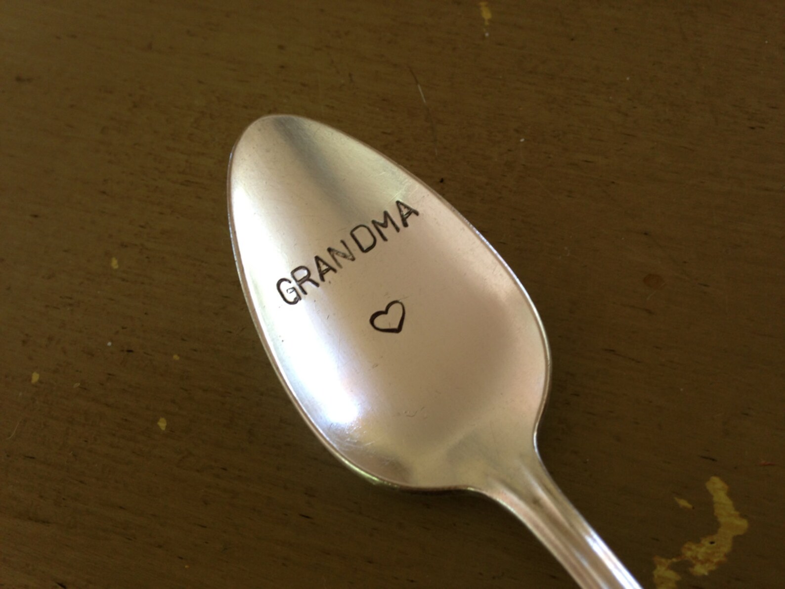 Grandma Spoon Recycled Silverware Vintage Hand Stamped Spoon - Etsy