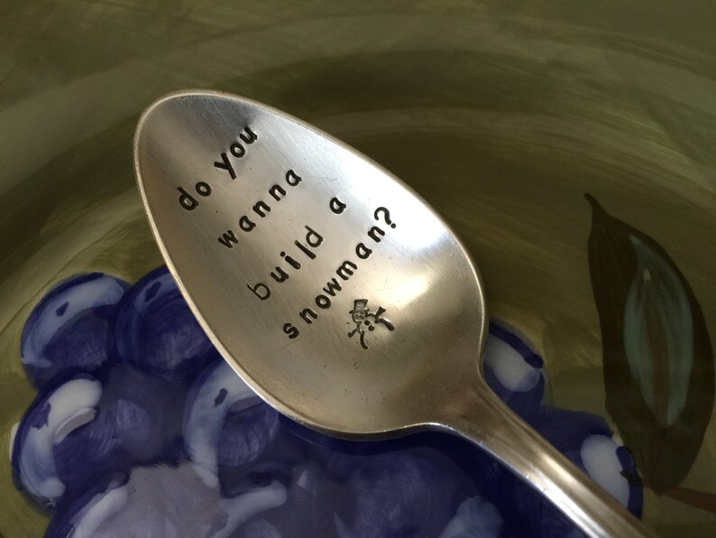 Do You Wanna Build A Snowman Recycled Silverware Spoon Hand - Etsy