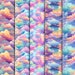 Rainbow Clouds Digital Paper Seamless Patterns for Scrapbooking, Fabric ...