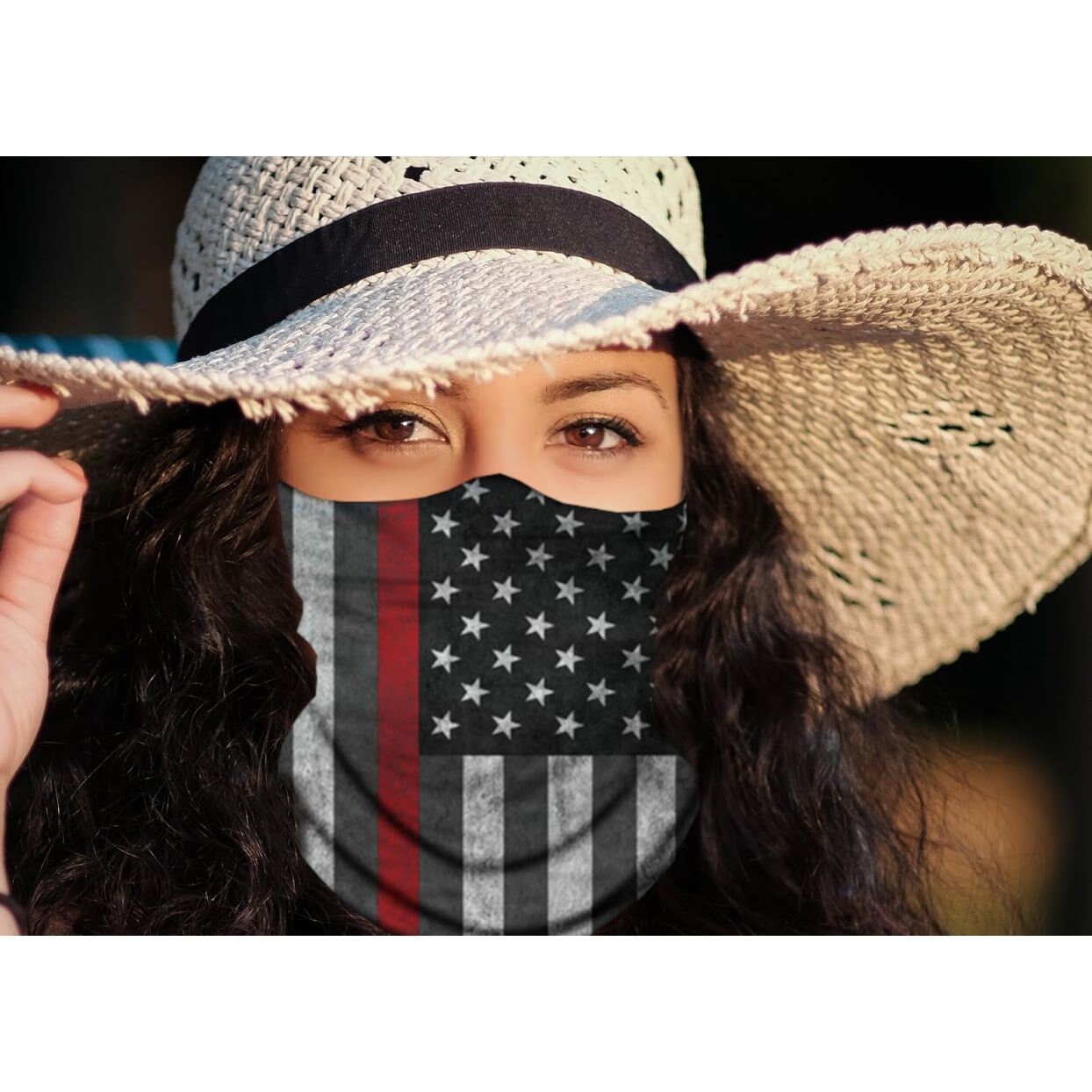 Sale > thin red line neck gaiter > in stock