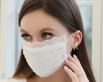 Lace Face Mask | Etsy