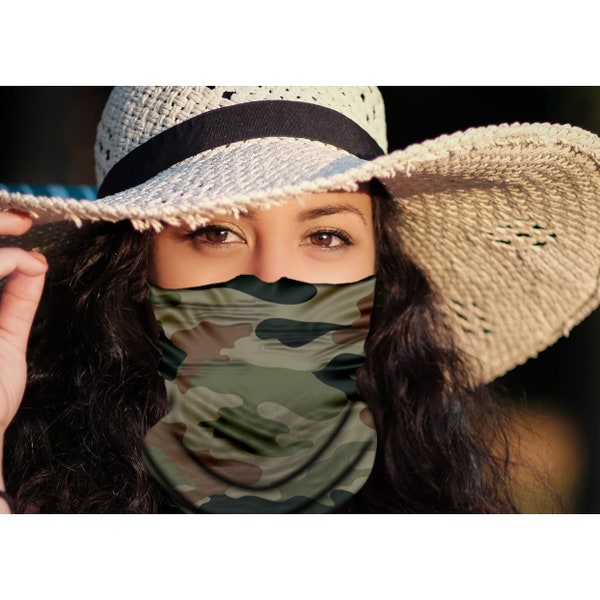 Camo Face Mask - Etsy