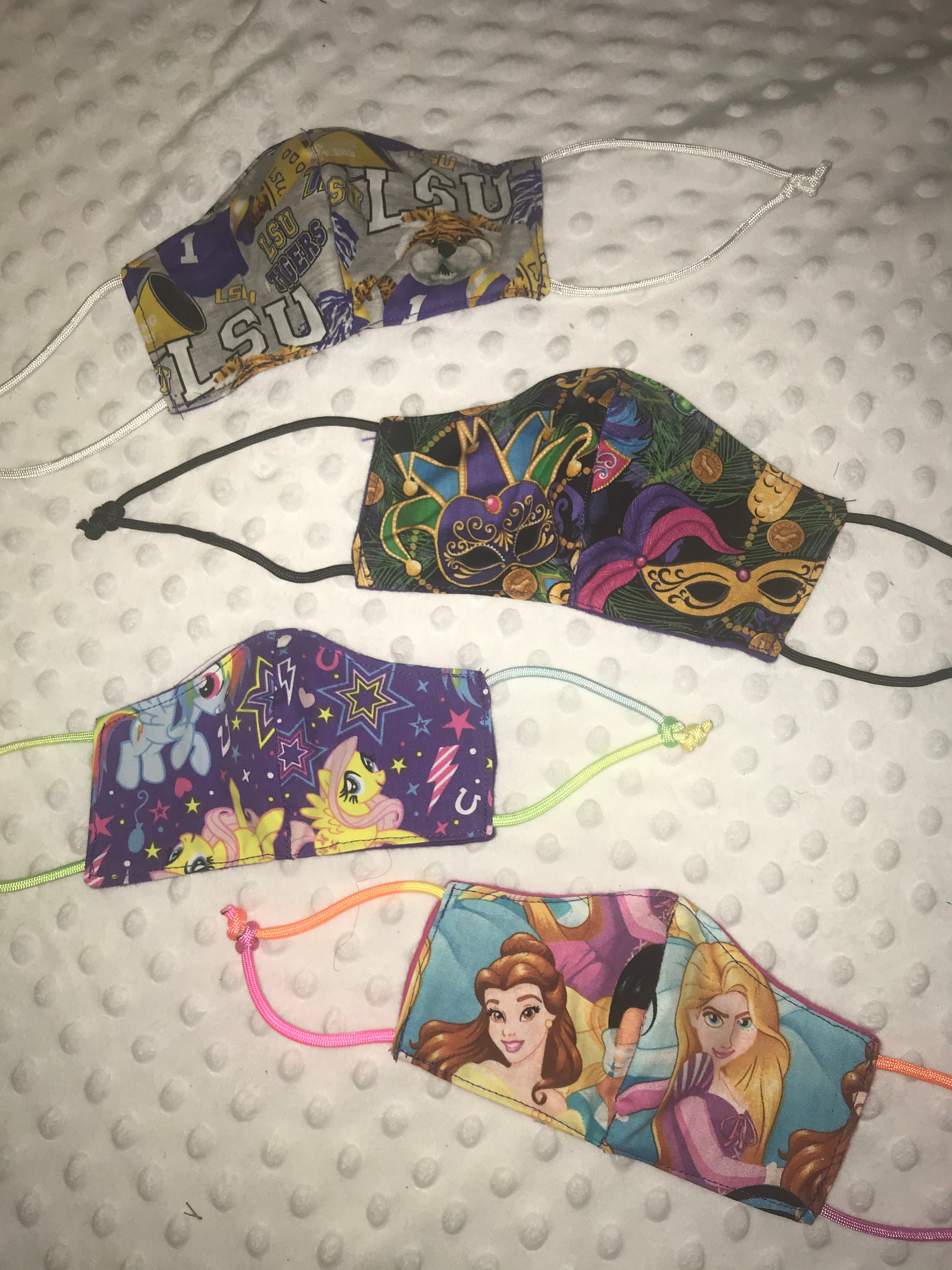 Girl/boy Themed Face Masks Please Read the Item Description Before ...