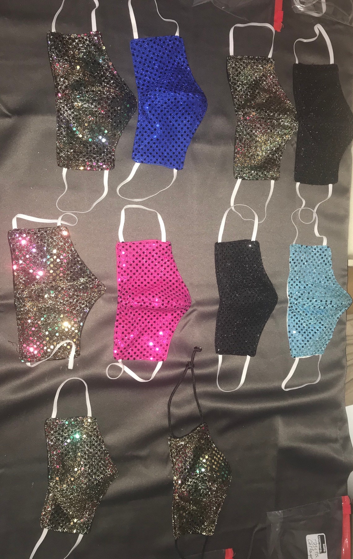 Sequined Face Masks Please Read Item Description Before - Etsy
