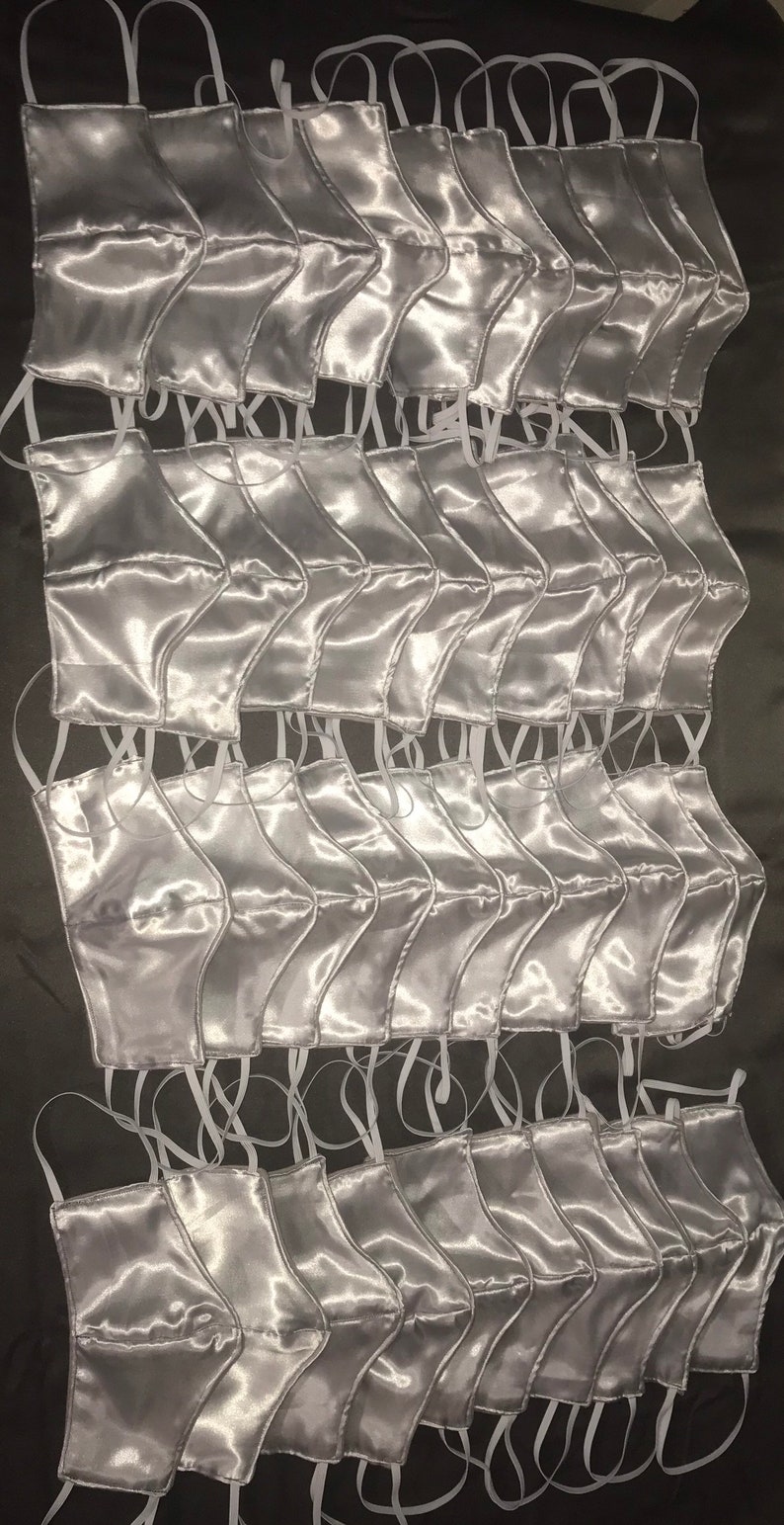 Satin face masks please read the item description before | Etsy
