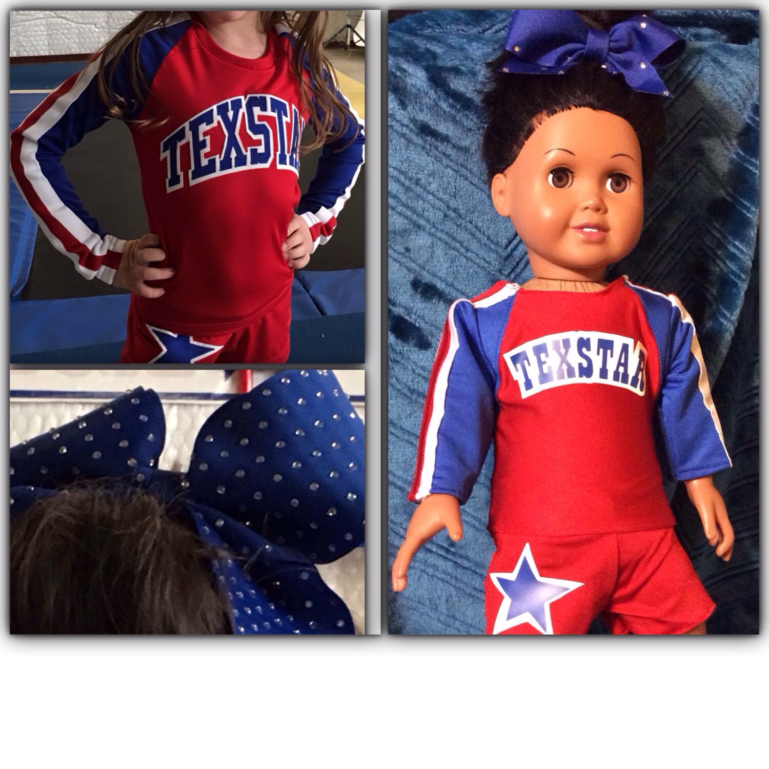 Texstar Pep Squad/school Cheer Uniform | Etsy
