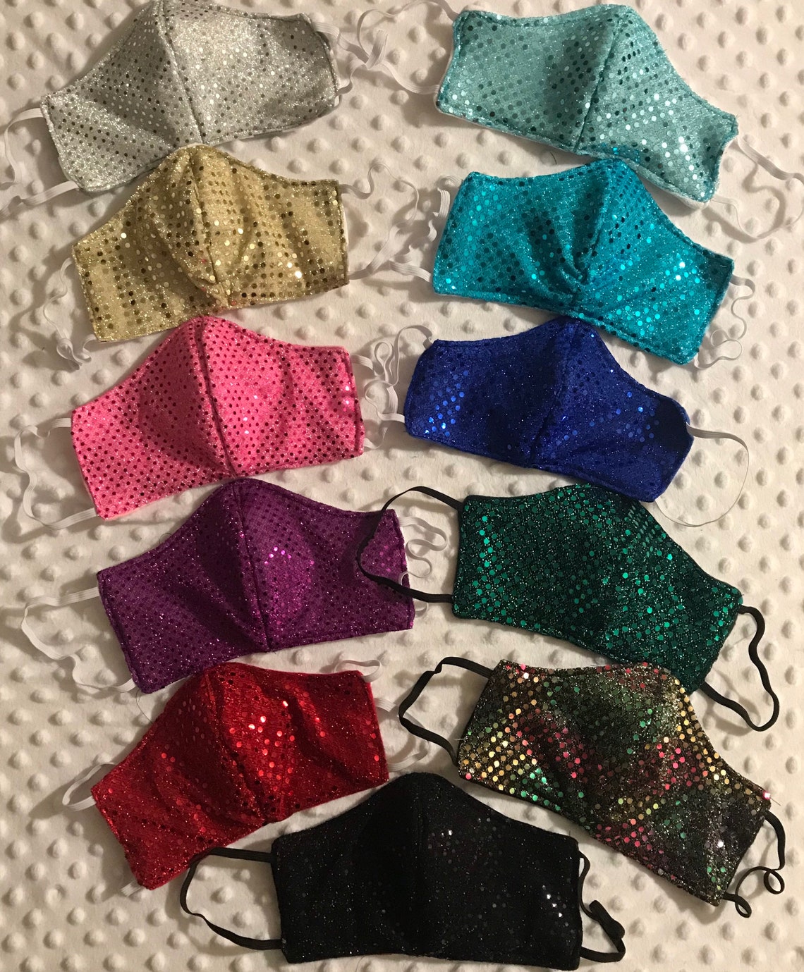 Sequined Face Masks Please Read Item Description Before - Etsy