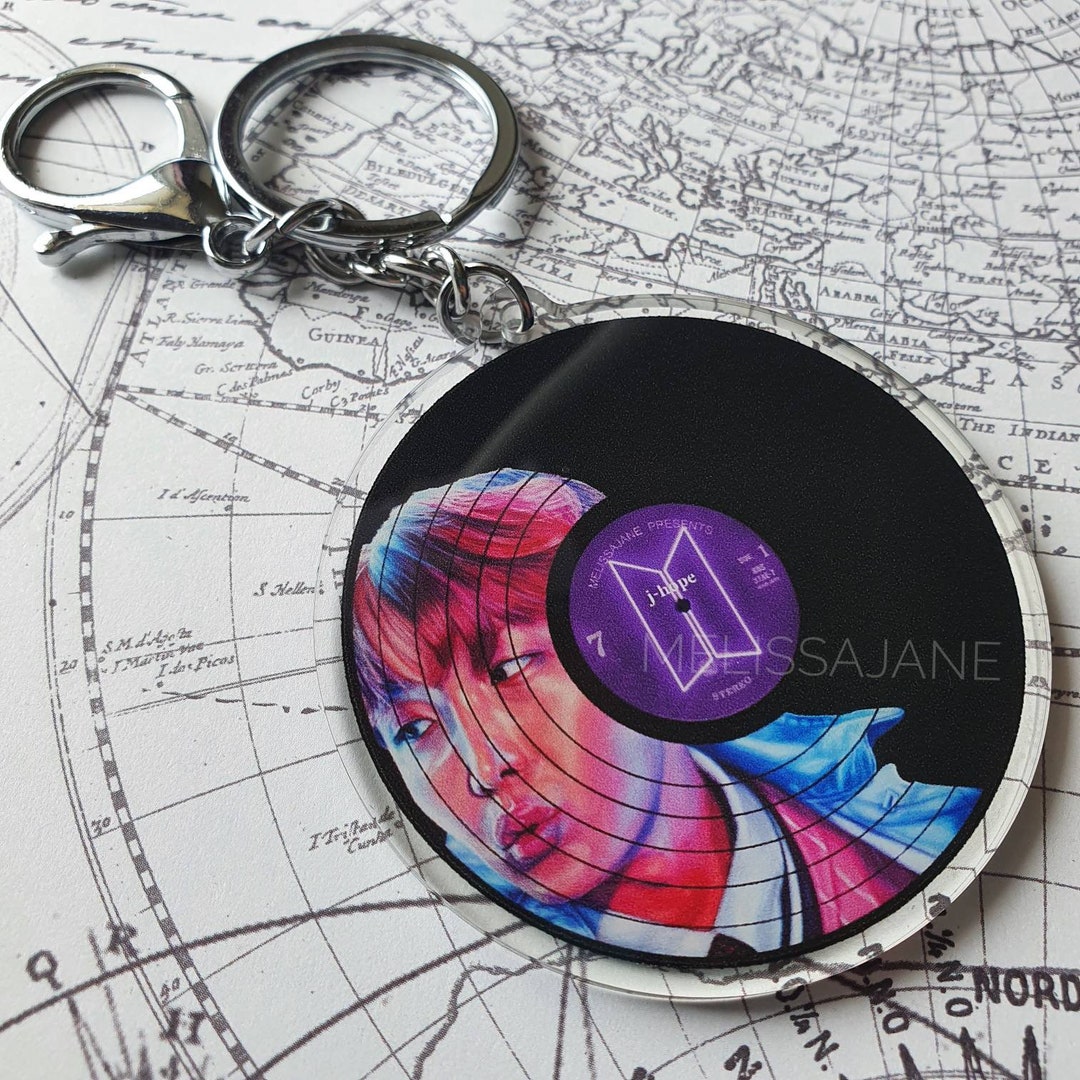 BTS J-hope Record Portrait Keychain Hobi Jung Hoseok - Etsy