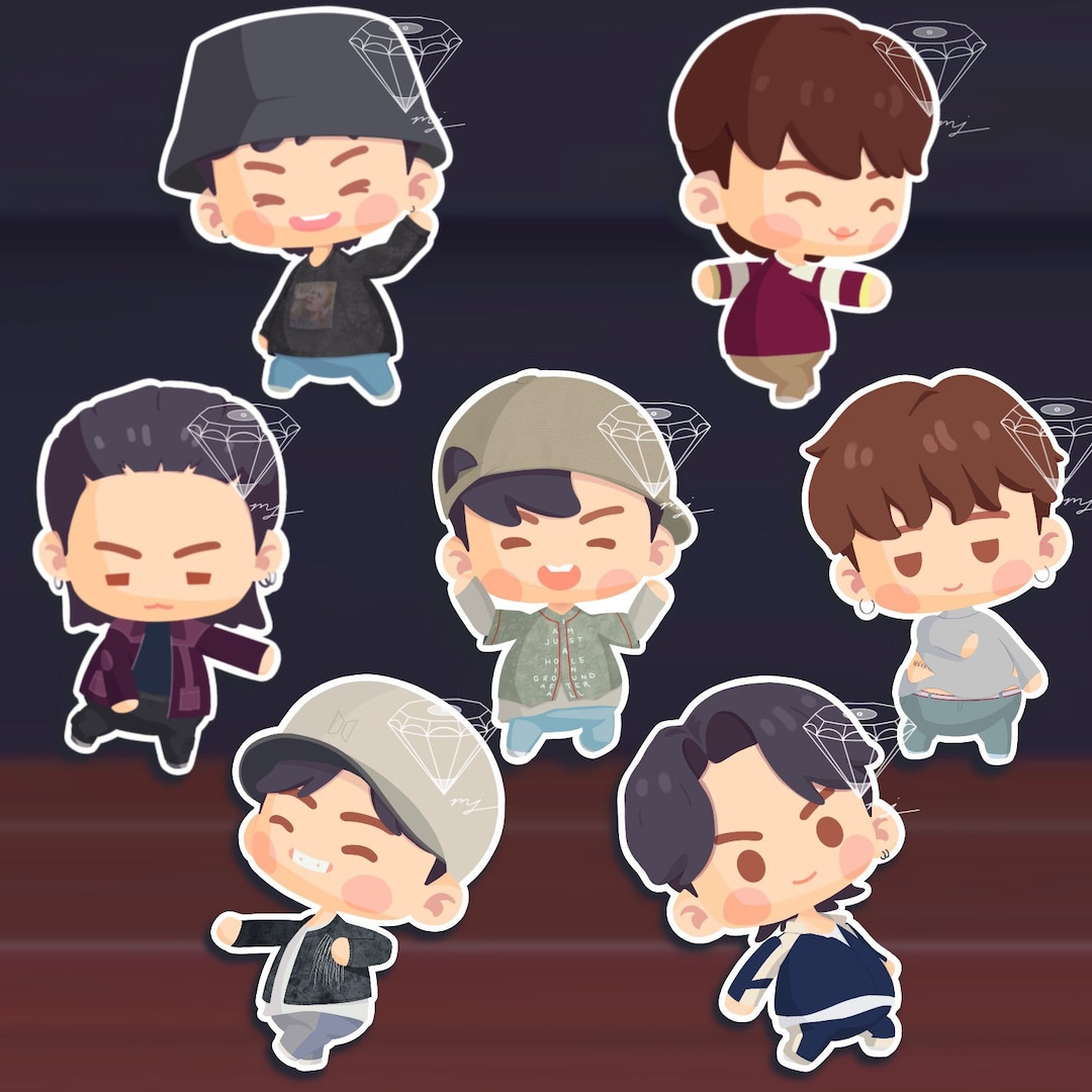 Run BTS in the Seom Waterproof Vinyl Stickers BTS Island Bangtan ...