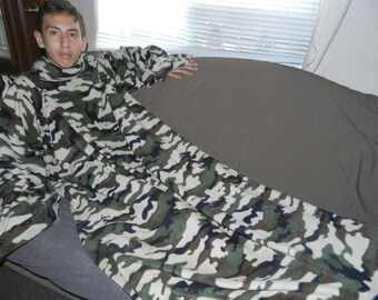 Fleece Tie Blankets & Snuggies by gmalib327 on Etsy