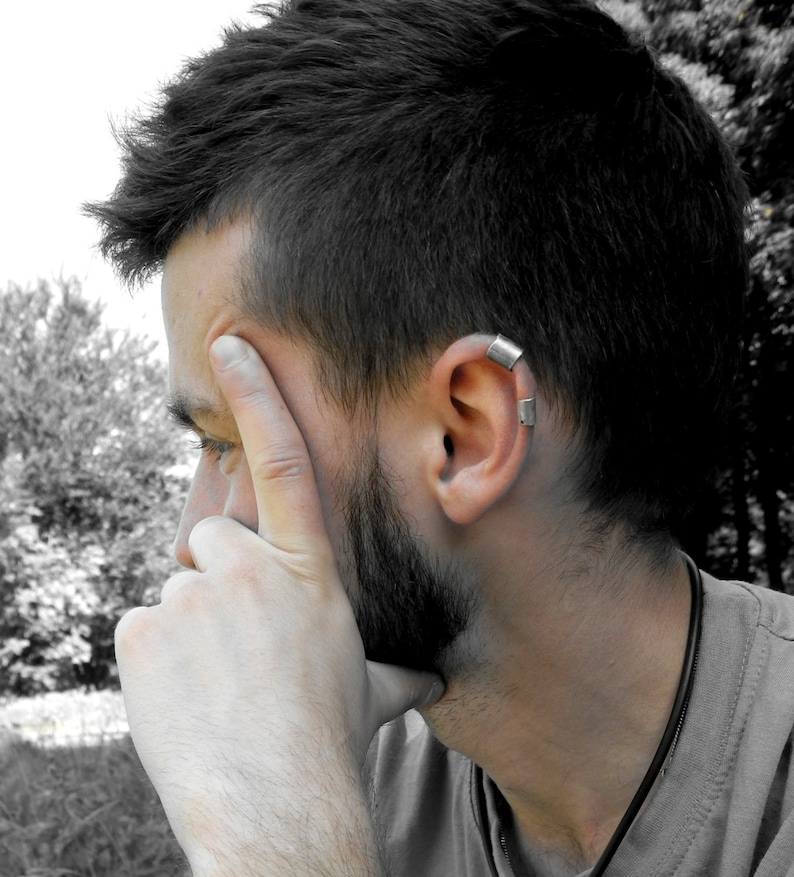 Earclamp for Men Man Earring Auricle Earring Ear Cuff for | Etsy