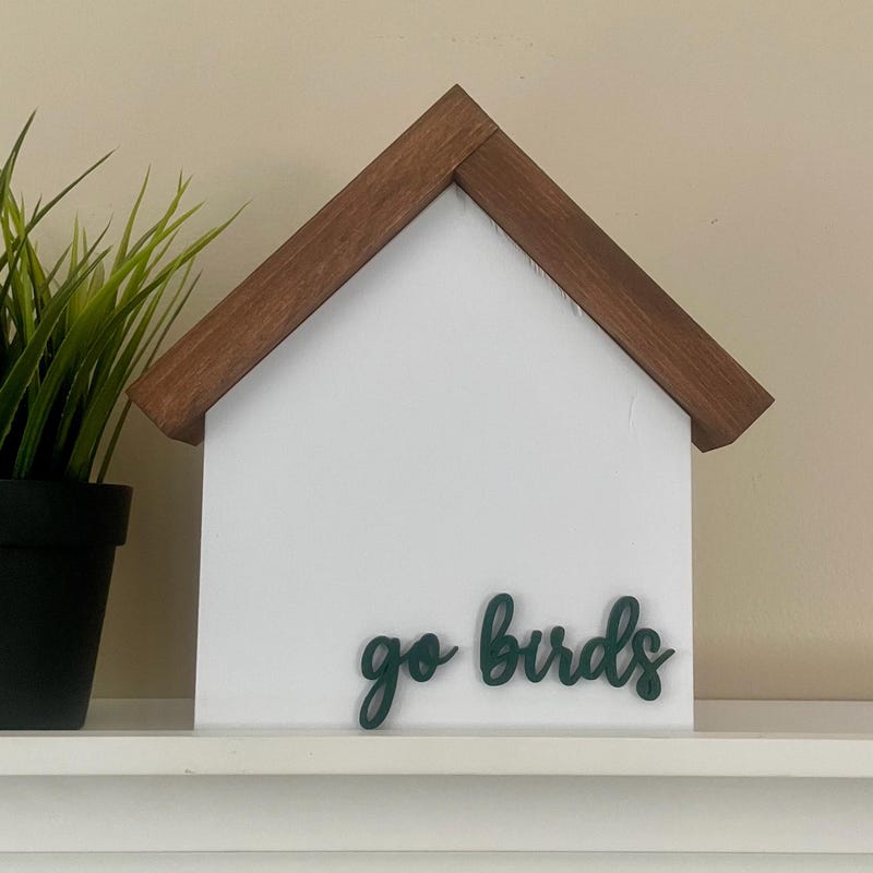 Wooden Go Birds Sign - Etsy