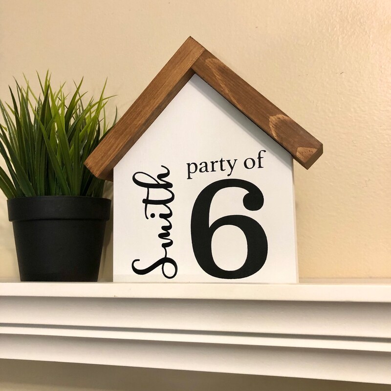 House Shaped Sign - Etsy