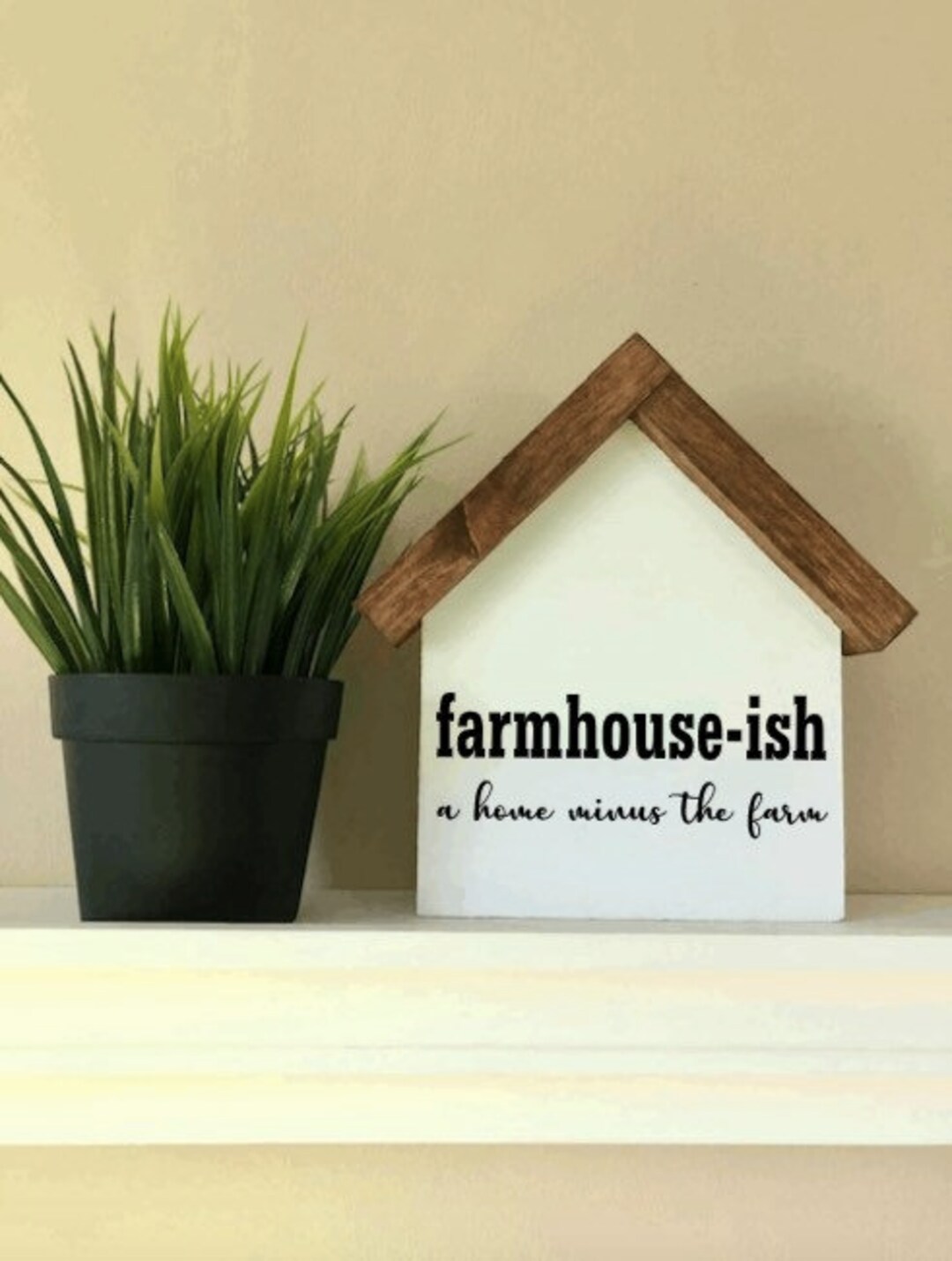 Funny Farmhouse Decor Farmhouse-ish a Home Minus the Farm - Etsy