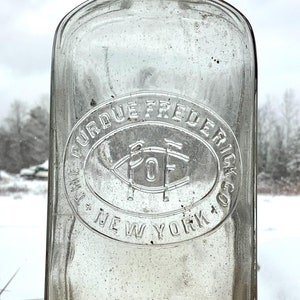 Purdue Frederick Co NY Bottle 7" Cork Top Antique Turner Bottle Terre ...