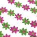 5-15 Yds Daisy Chain Trim, 7/8 Pink Retro Mod Flower Power, Floral ...