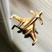 Fighter Jet Tie Tack Gold Experimental Aircraft Lapel Pin - Etsy